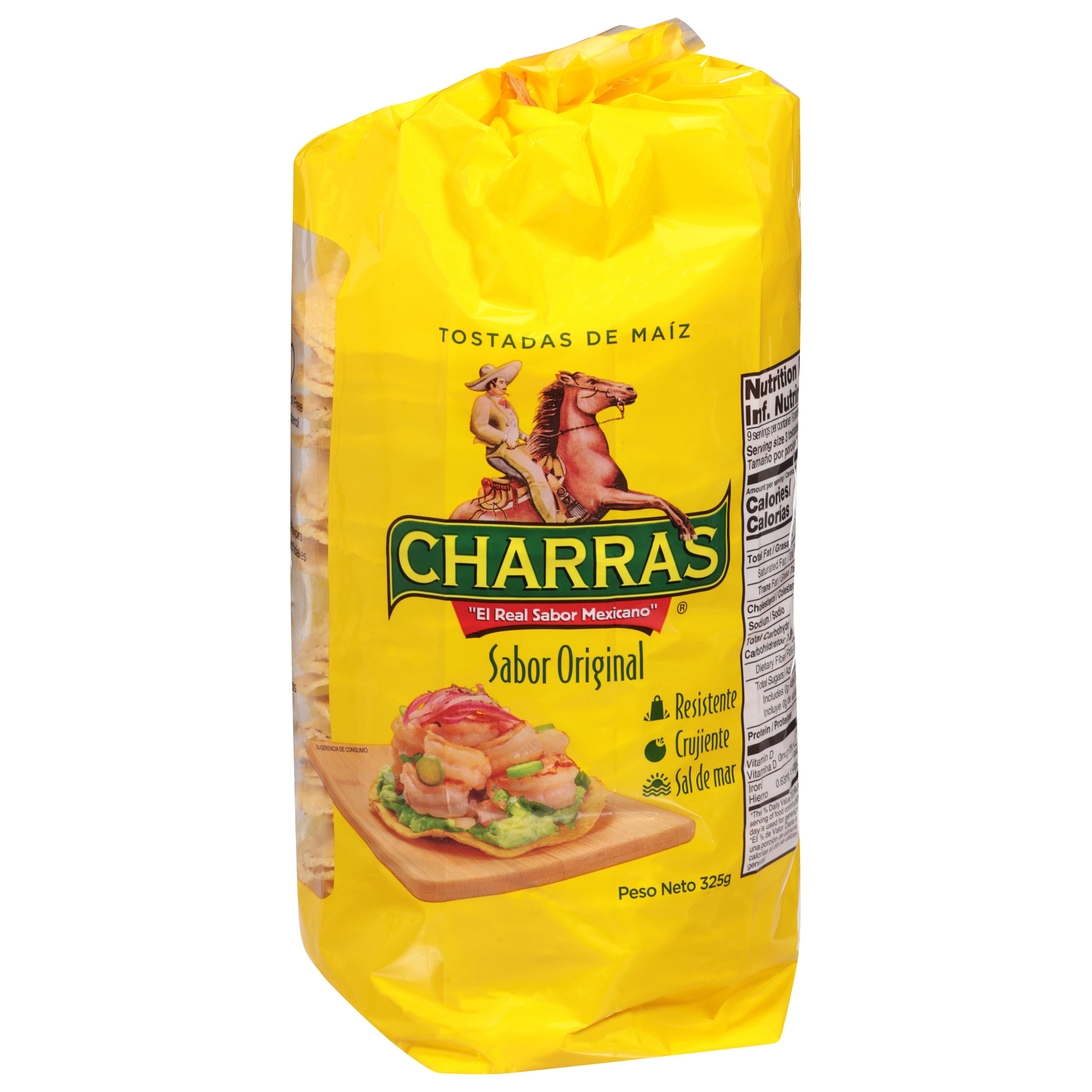 Charras Original Flavor Corn Tostadas 11.46 oz – El Gran Valle Verde